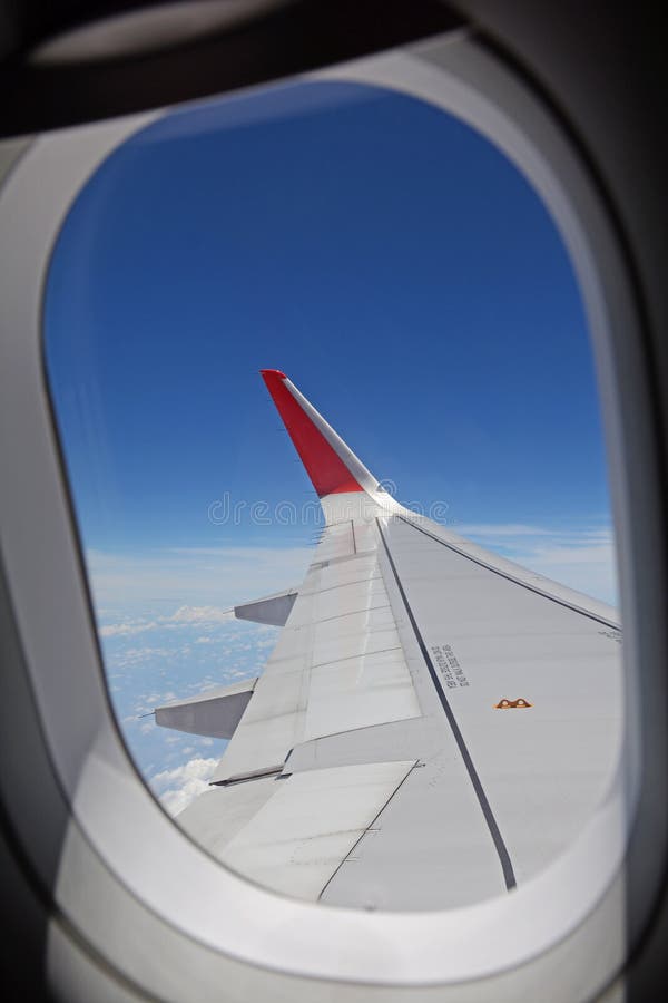 Cloud from Flight Aerial View of Earth from Airplane Stock Photo ...