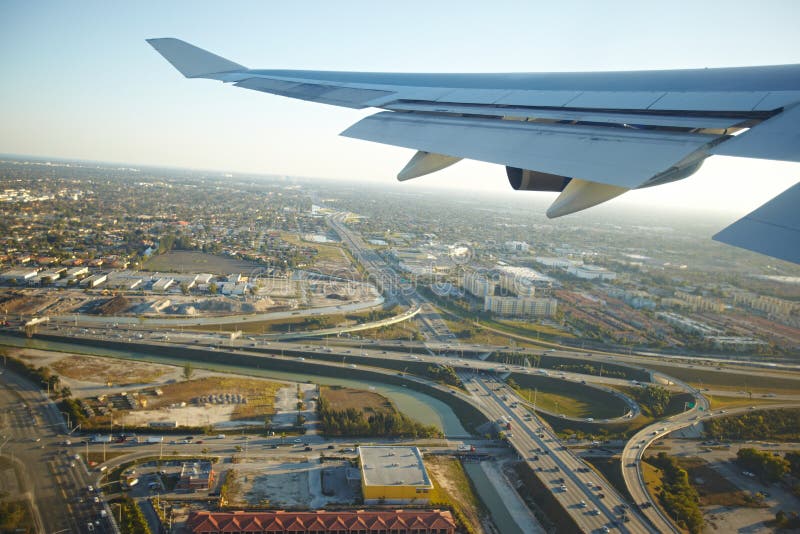 Aircraft wing stock image. Image of airplane, wing, plane - 94544323