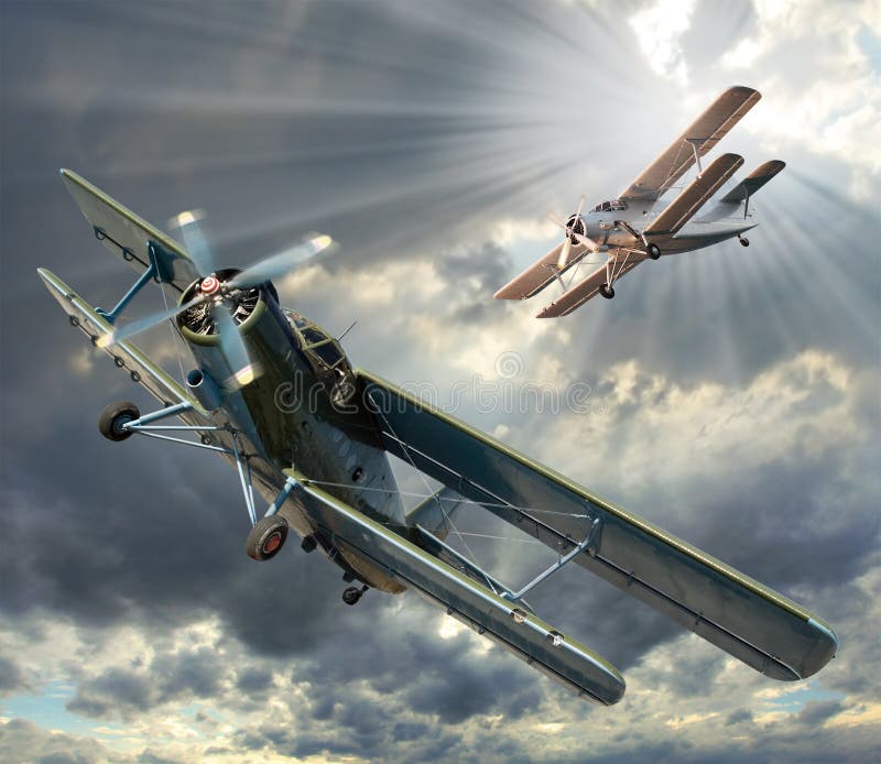 Veteran Military Biplanes Stock Photos - Free & Royalty-Free Stock ...