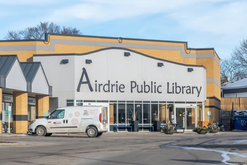 The Airdrie Public Library Building Facility Editorial Stock Photo ...