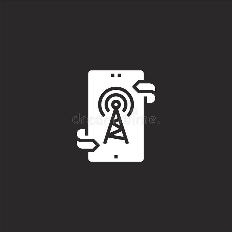 Airdrop Icon. Filled Airdrop Icon for Website Design and Mobile, App ...