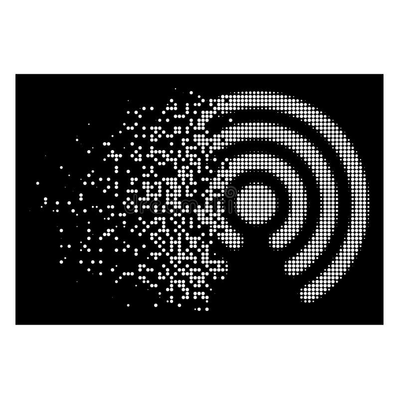 Bright Dissolved Dot Halftone Airdrop Source Icon Stock Vector ... Bright Dissolved Dot Halftone Airdrop Source Icon Stock Vector ...