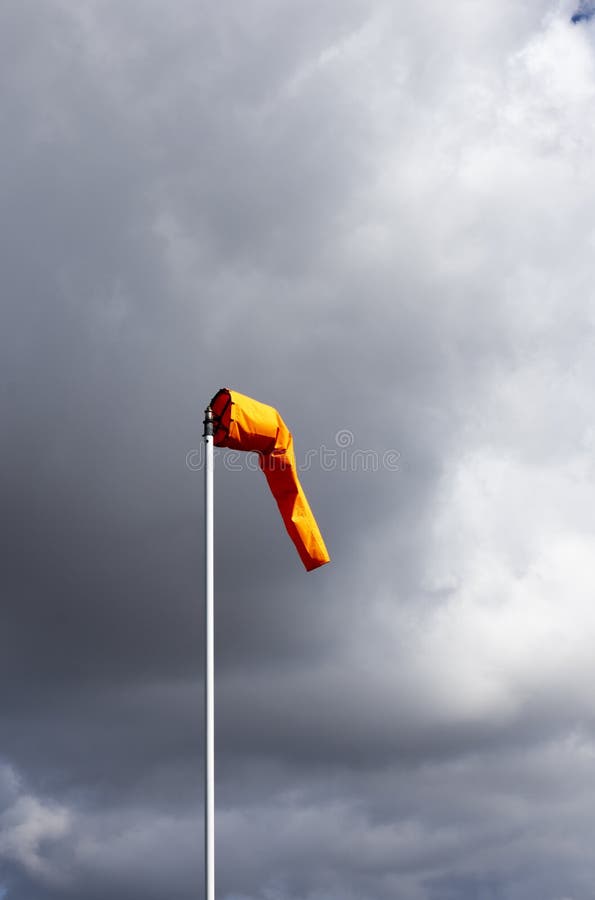 Airfield windsock stock image. Image of gust, inform - 142533585