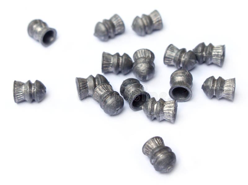 Airgun bullets stock photo. Image of ammo, white, detail - 20703892