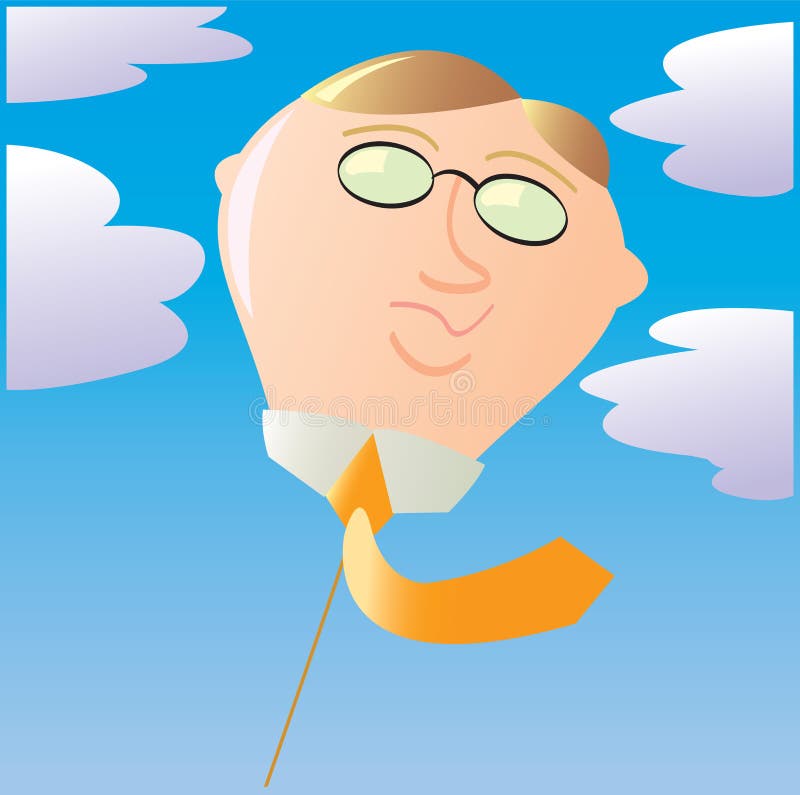 Airhead stock vector. Illustration of drone, stooge, corporate - 28648754