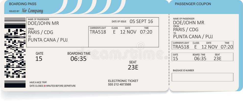 Boarding Pass Ticket Concept Stock Illustrations 4 238 Boarding Pass