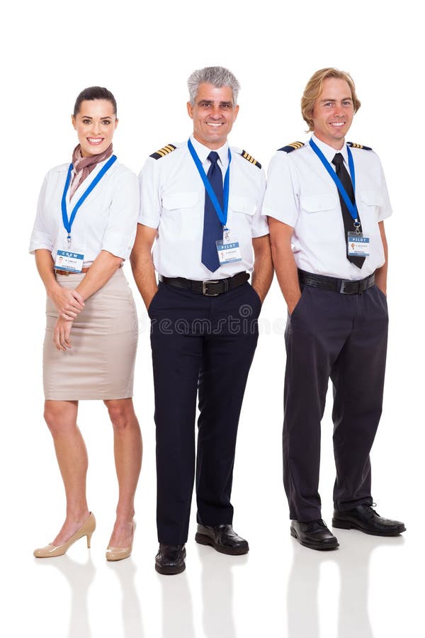 Airline Captain Raising Shoulders and Being Unsure Stock Photo - Image ...