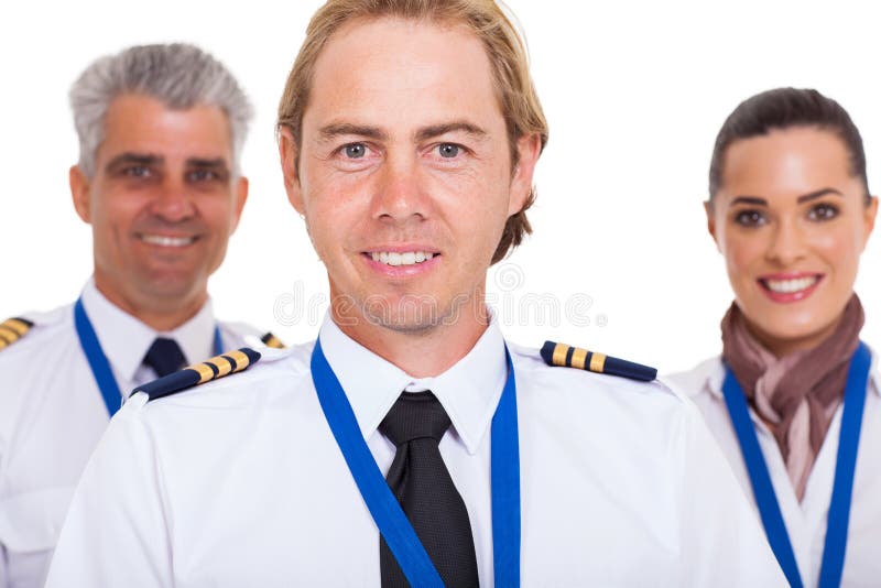 Airline pilot on board stock photo. Image of captain - 23541112