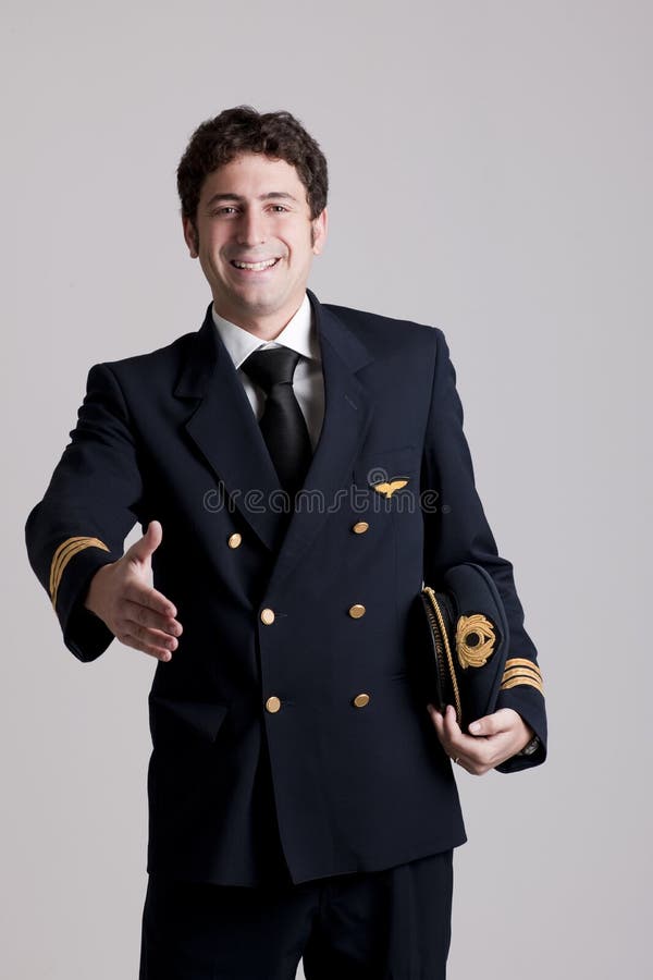 Airline Pilot/Captain stock photo. Image of person, industry - 17244312