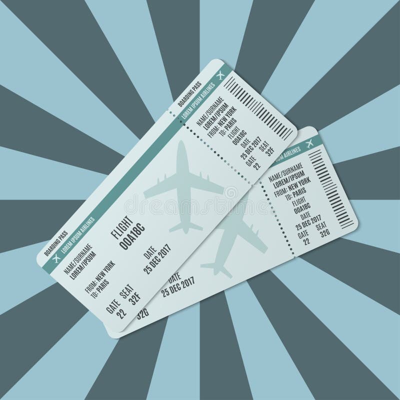 Airline Ticket Stock Illustrations – 17,755 Airline Ticket Stock ...