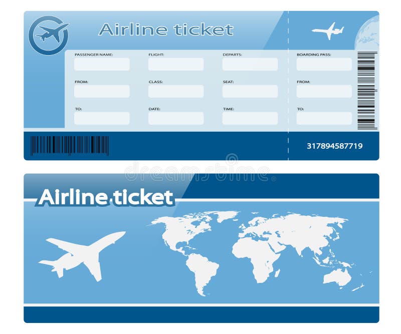 Airline Ticket Stock Illustrations – 22,137 Airline Ticket Stock ...