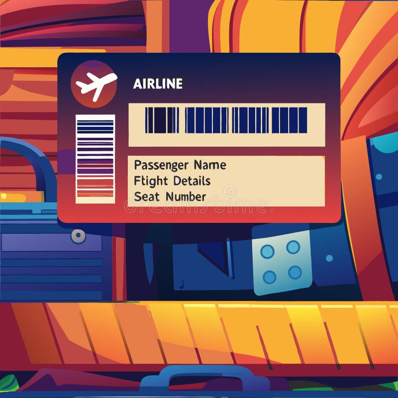 Boarding Pass Clip Art Stock Illustrations – 114 Boarding Pass Clip Art ...