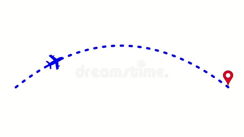 Airline Travel Route Map Animation Stock Video - Video of plan, dynamic ...