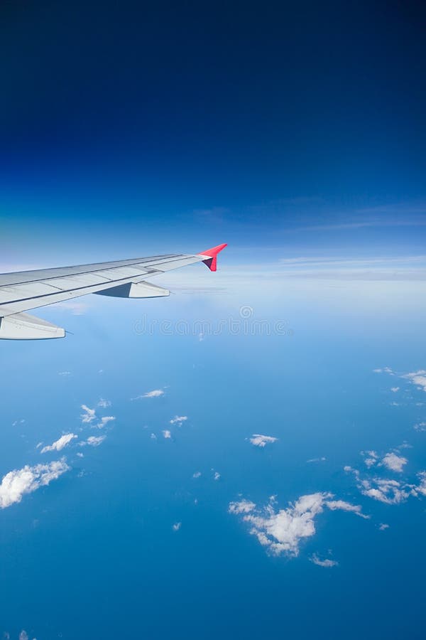Airliner Flying Over Clouds Stock Photo - Image of earth, high: 43634314