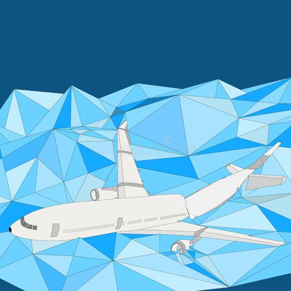 Airliner plane falling stock vector. Illustration of airplane - 78492922