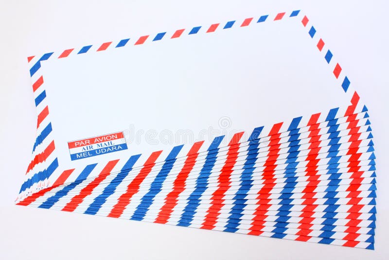 Air mail stack stock image. Image of office, message, airplane - 609439