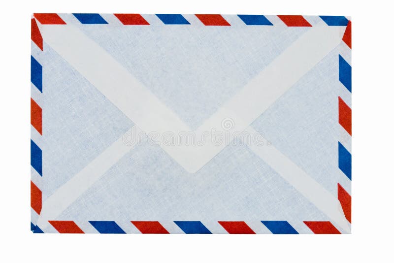 Airmail envelope stock image. Image of communication, contact - 1683667