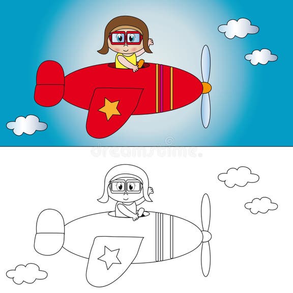 Colored Jet Airplane Stock Illustrations – 1,269 Colored Jet Airplane ...