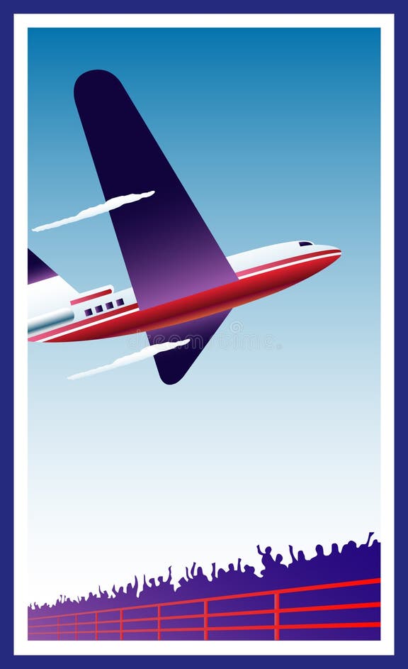 Departing Airplane Stock Illustrations – 959 Departing Airplane Stock ...