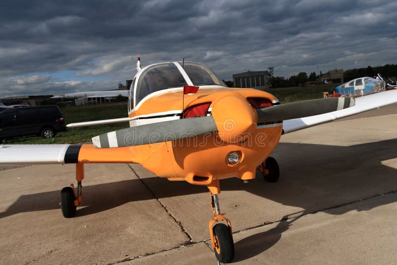 Small prop plane stock image. Image of prop, light, small - 4437433