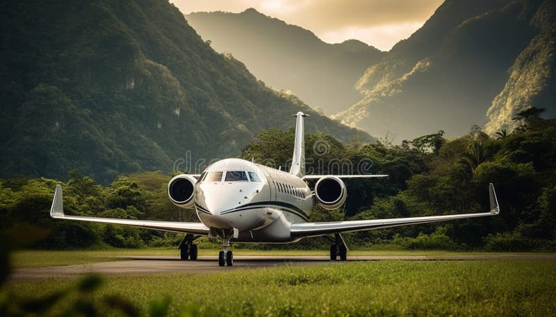 Airplane at the Airport Airplane on the Ground Airplane in the Sky ...