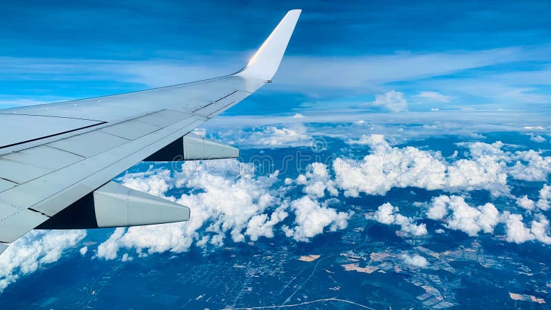 An Airplane without Any Logo Soaring into the Sky without Any Logo is ...