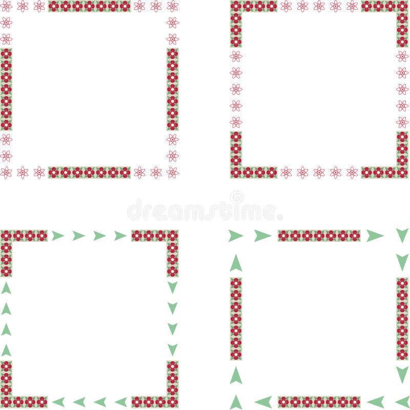 Airplane Border Frame. Square Layout with Planes. Flying Pattern ...