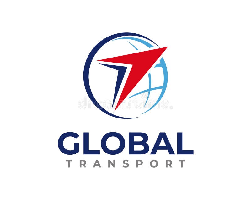 Airplane Cargo Logo Design. Logistics and Transport Logo Design Vector ...