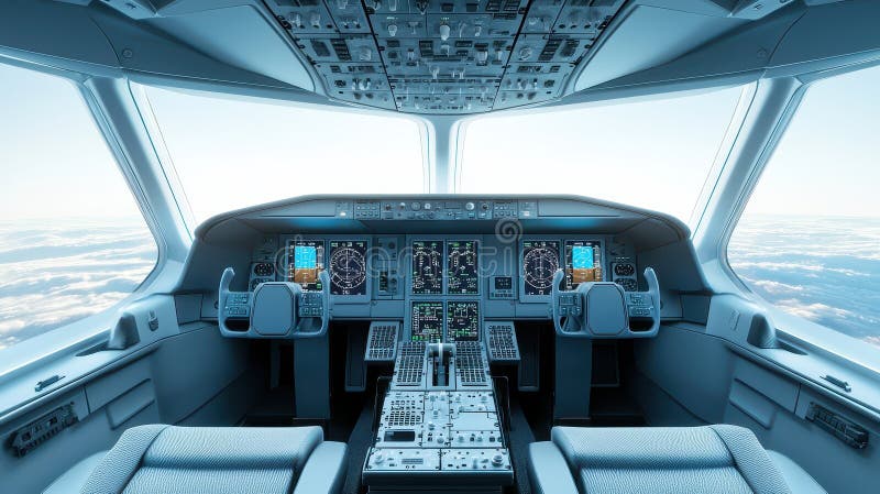 Center Console Throttles Airplane Stock Illustrations – 11 Center ...