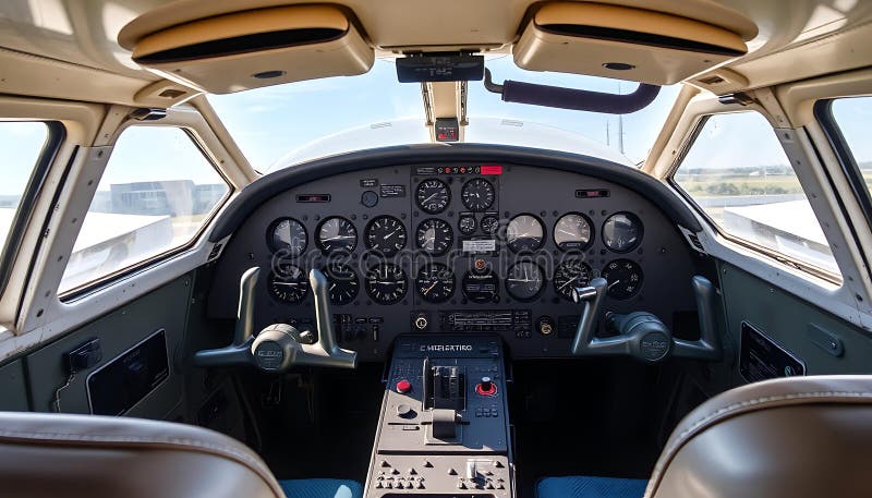 Airplane Cockpit Interior, Aviation Technology, Flight Deck, and ...