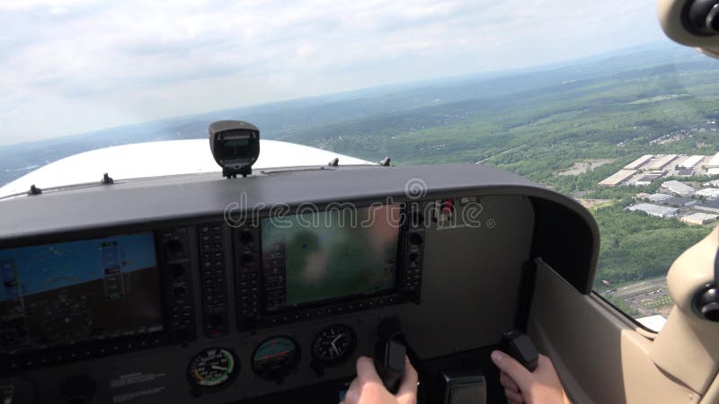 Airplane Cockpit, Pilots Instruments, Navigation Stock Footage - Video ...