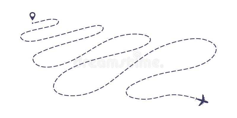 Map Dashed Trail Stock Illustrations – 296 Map Dashed Trail Stock ...