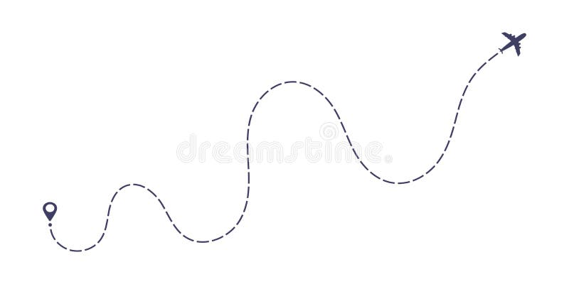 Map Dashed Trail Stock Illustrations – 296 Map Dashed Trail Stock ...