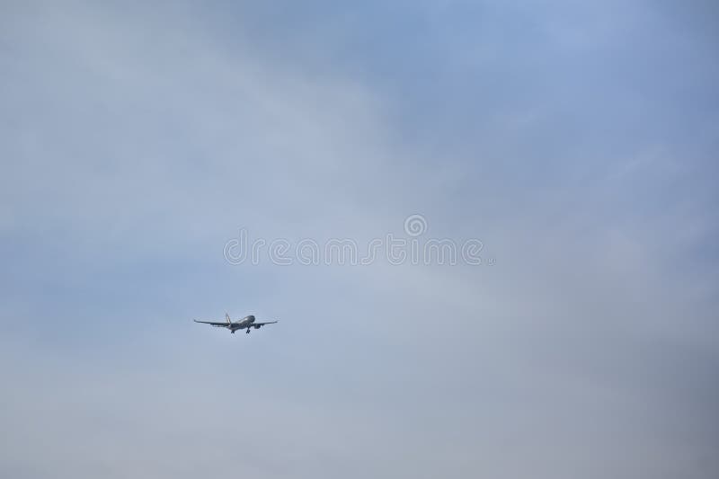 Small airplane in the sky stock photo. Image of distance - 211695200