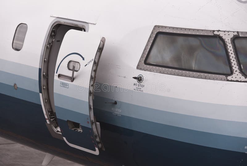 Airplane Door Royalty Free Stock Image - Image: 11307466