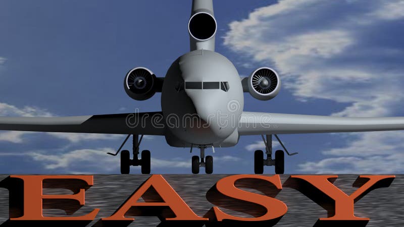 Airplane easy stock image. Image of journey, airplane - 66088189