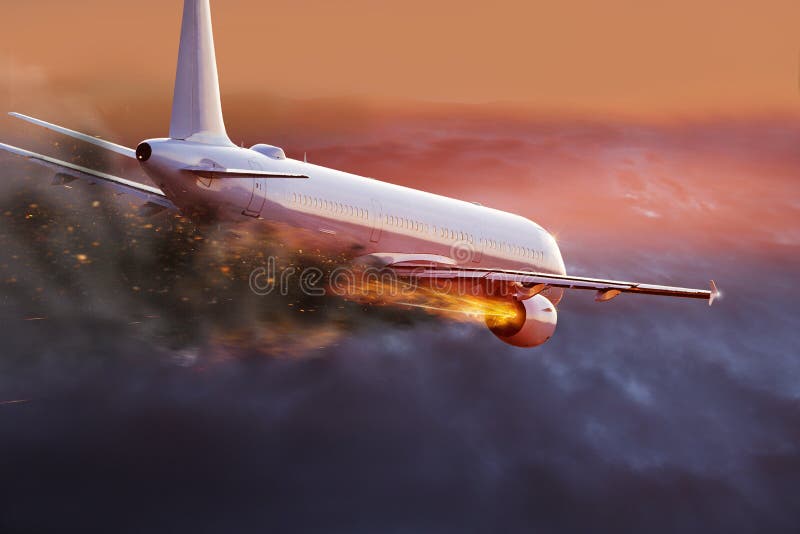 Burning Airplane Stock Photos - Download 375 Royalty Free Photos