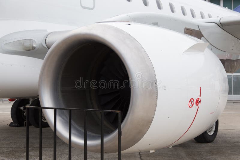 Airplane Engine stock photo. Image of motor, thrust, wing - 49908838