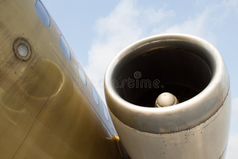 Airplane engine stock image. Image of design, aerospace - 59959385