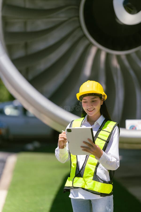 Airplane Engine Repair Technician, Aerospace Engineering Woman, Engine ...