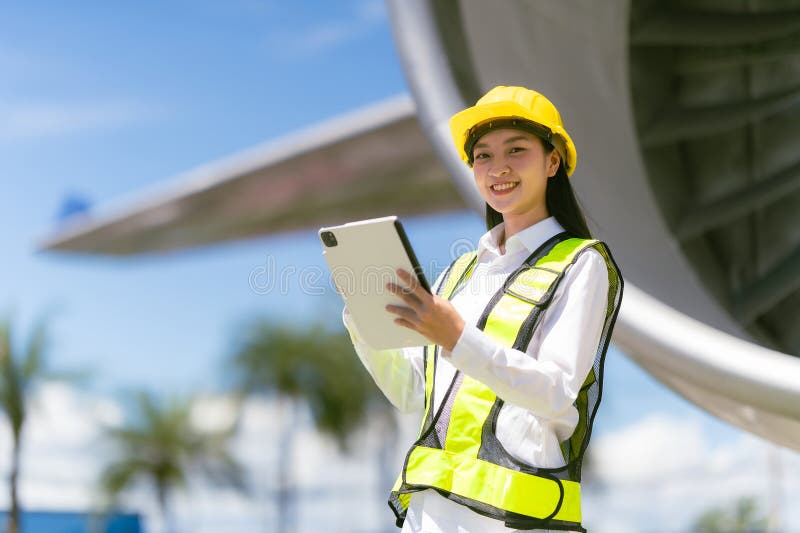 Airplane Engine Repair Technician, Aerospace Engineering Woman, Engine ...