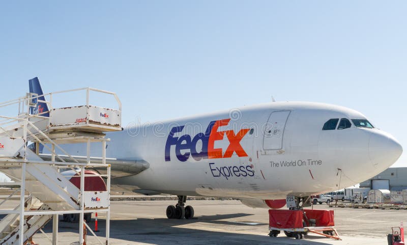 FedEx Cargo Plane editorial photography. Image of terminal - 30264787