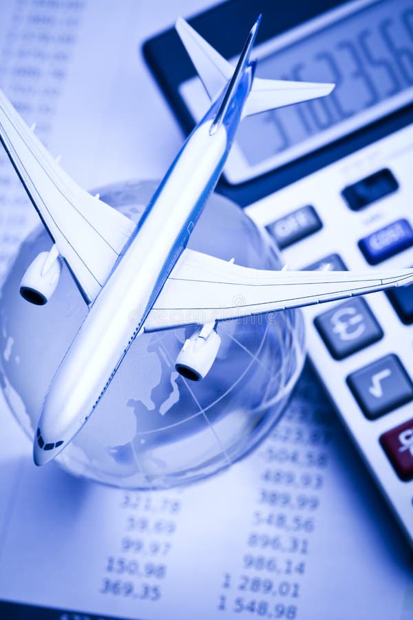 Airplane In Finance And World Stock Image - Image of foreign, global ...