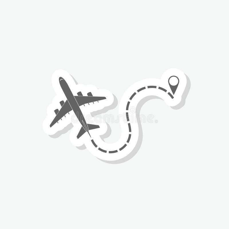 Airplane Flight Route Icon Stock Illustrations – 7,735 Airplane Flight ...