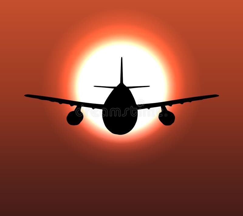 Airplane Flight Tickets Air Fly Cloud Sky Travel Stock Vector ...