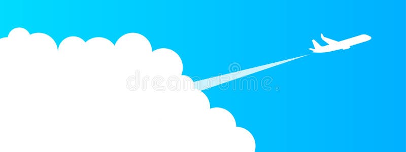 Airplane Fly in the Sky – Vector Stock Vector - Illustration of pilot ...
