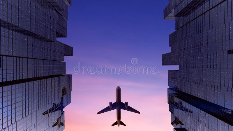 Airplane Flying on World Map with Location Pin. 4K Video with Alpha ...