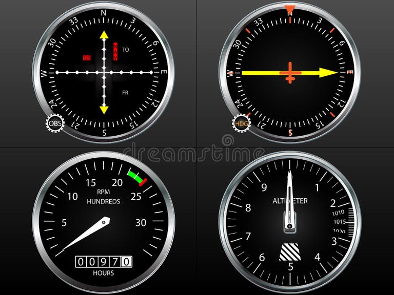 Cockpit Instruments Stock Illustrations – 1,191 Cockpit Instruments ...