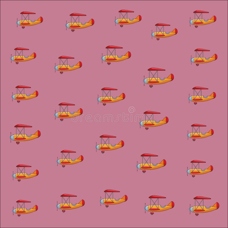 Airplane Flying Pattern Cartoon Stock Vector - Illustration of trip ...