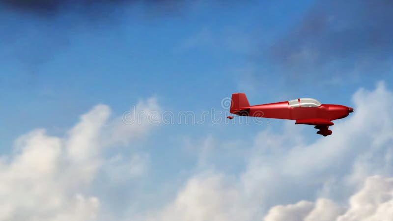 Airplane Flying on Green Screen, Leaving Dotted Line Path Template ...